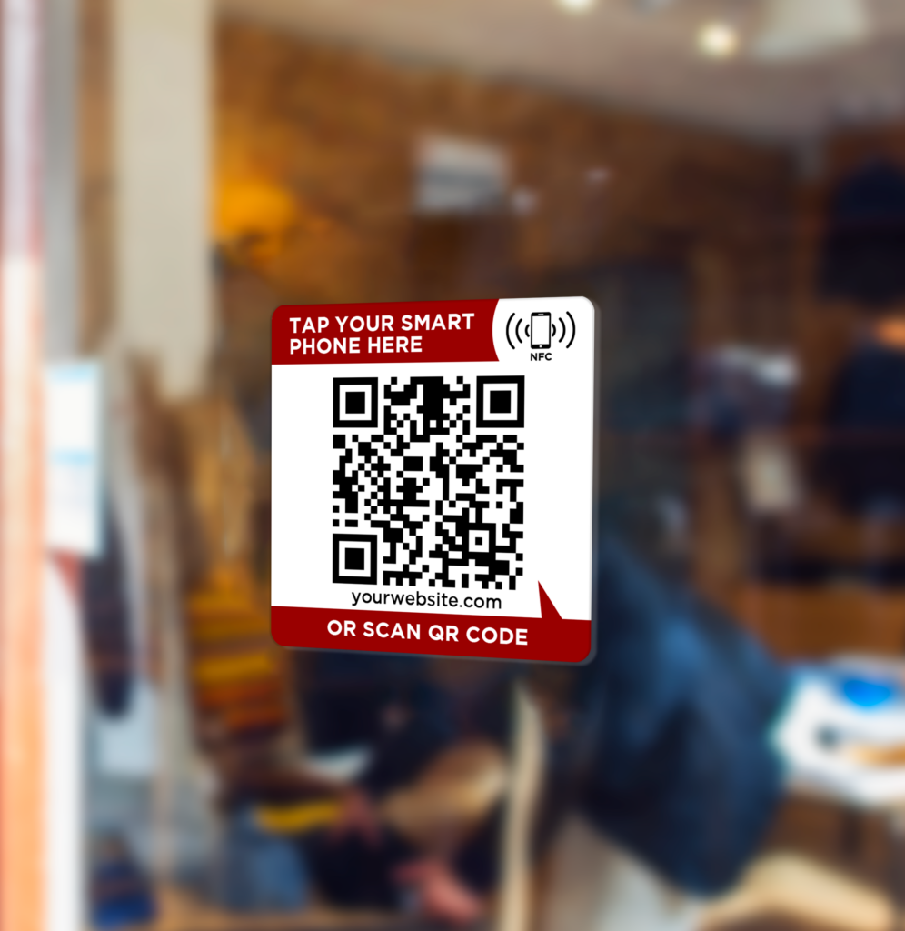 Set of 20 NFC & QR Code Decal - NFC solutions for you